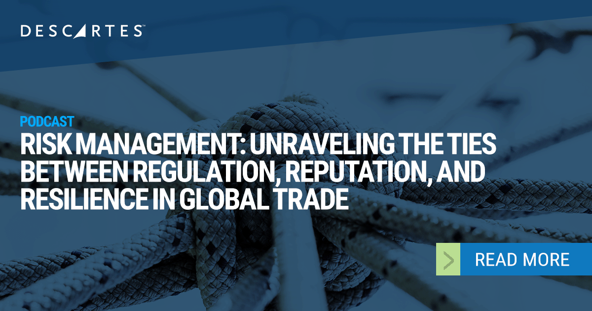 Global Trade Compliance Software | Descartes Visual Compliance